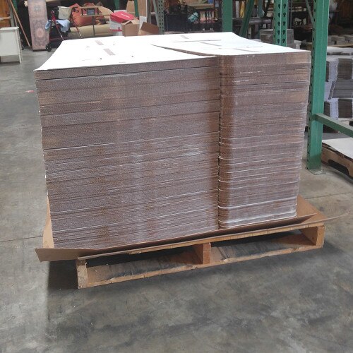 47" Large Easel Back: White Sturdy Corrugated Cardboard Easel Back for ...