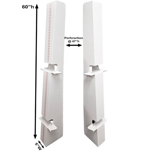 Large Cardboard Easel Stand, Jumbo Easel Backs, 60" Easel Back