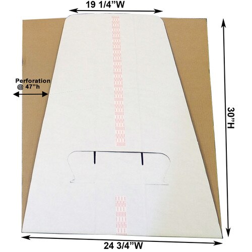 Large Cardboard Easel Stand, Jumbo Easel Backs, 60" Easel Back