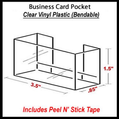 Business Card Display Pocket - Add To Any Display