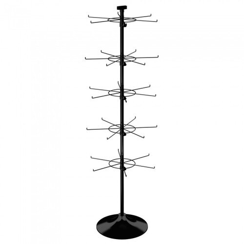 30-Hook Floor Merchandise Spinner Rack for Merchandise up to 5" Wide ...