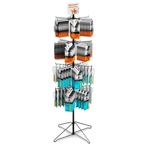 24 Hook Spinner Rack Stand | Hub-and-Spoke Tiers