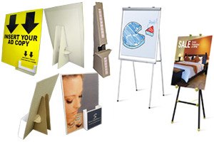 Cardboard Display Easels | Cardboard Display Stands | 1000's in Stock