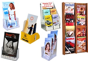 Cardboard Brochure Holder | Holds 4" x 9" Brochures