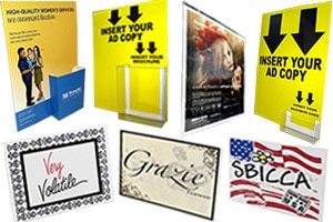 Easel Backs: 4" - 60", Manufacturer Direct